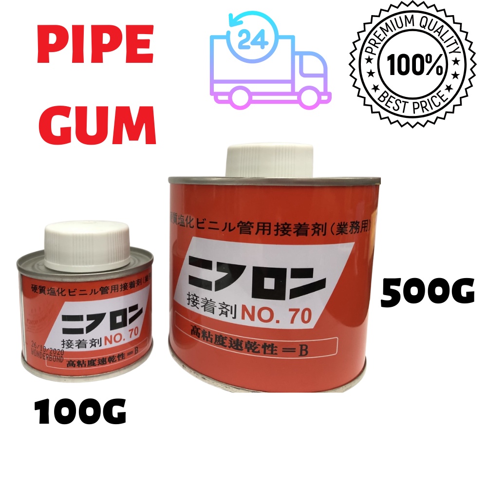 PVC PIPE GLUE Solvent Gum Water Piping (100G & 500G) | Shopee Malaysia