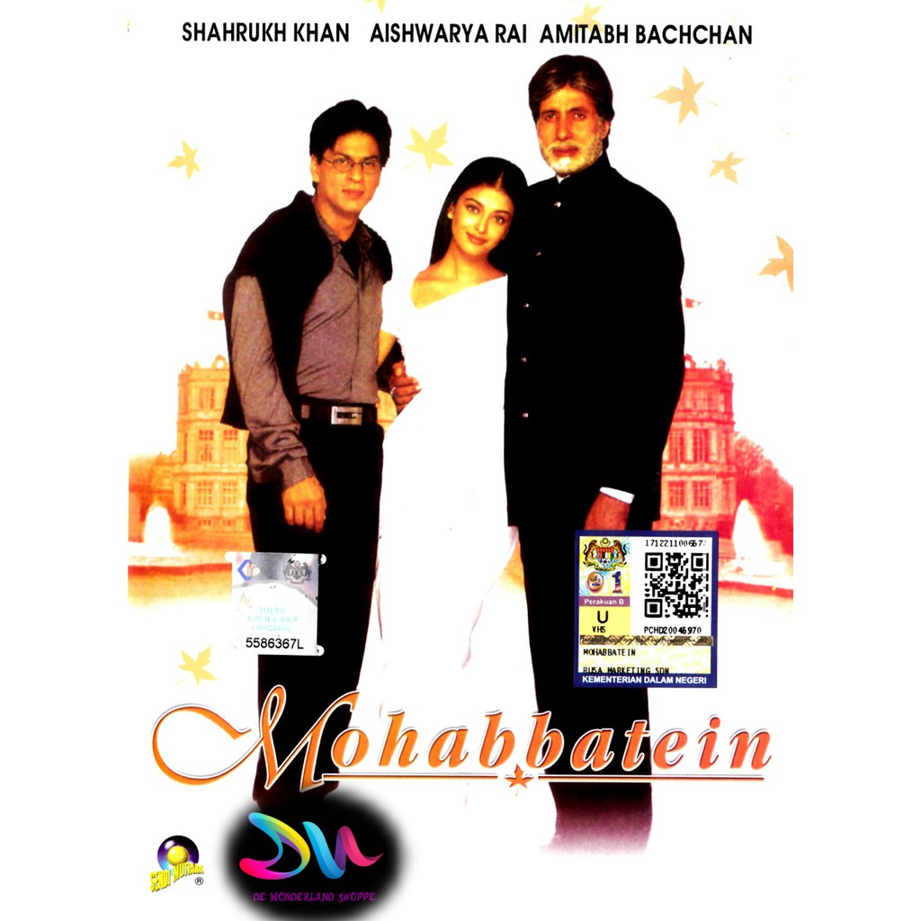 MOHABBATEIN 4 X VCD ( HINDUSTAN MOVIE ) | Shopee Malaysia