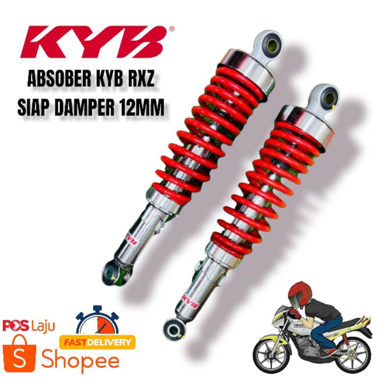 KYB ABSOBER YAMAHA RXZ ORIGINAL DAMPER ALLOY 12MM | Shopee Malaysia