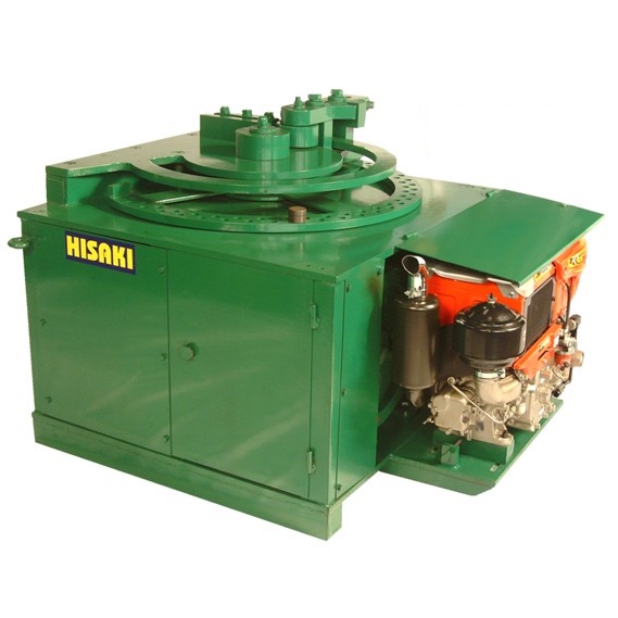 HISAKI YBB32 BAR BENDER MACHINE 32MM WITH VIKYNO RV70 DIESEL ENGINE 7HP ...