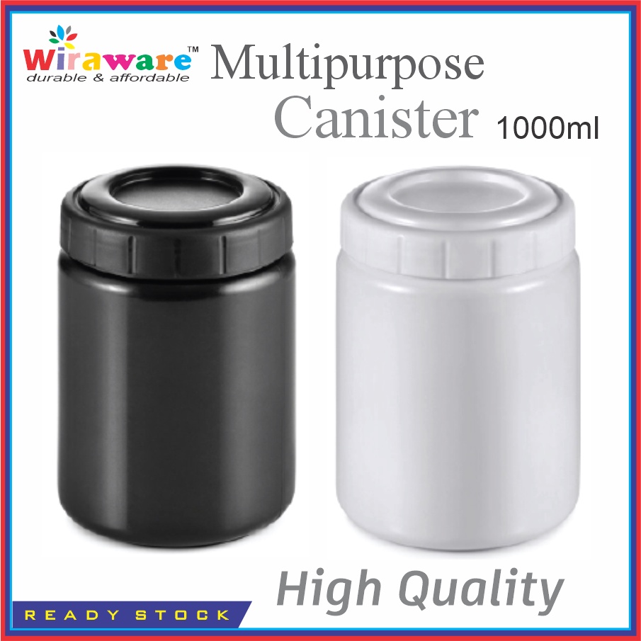 Wiraware BPA FREE Multi Purpose Canister 1000ml, Balang Serbaguna ...