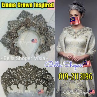 Emma Crown Sanggul Lintang Gendik Pengantin Melayu Tradisional SILVER ...