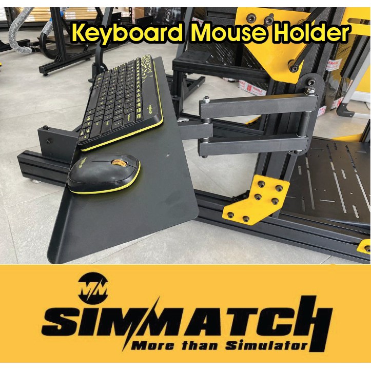 KEYBOARD HOLDER FOR ADD ON ALUMINIUM RACING SIMULATOR STAND | Shopee ...