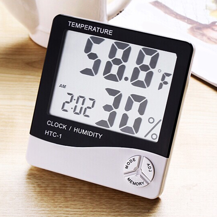 Calendar Temperature Humidity Alarm Digital Clock (READY STOCK ...