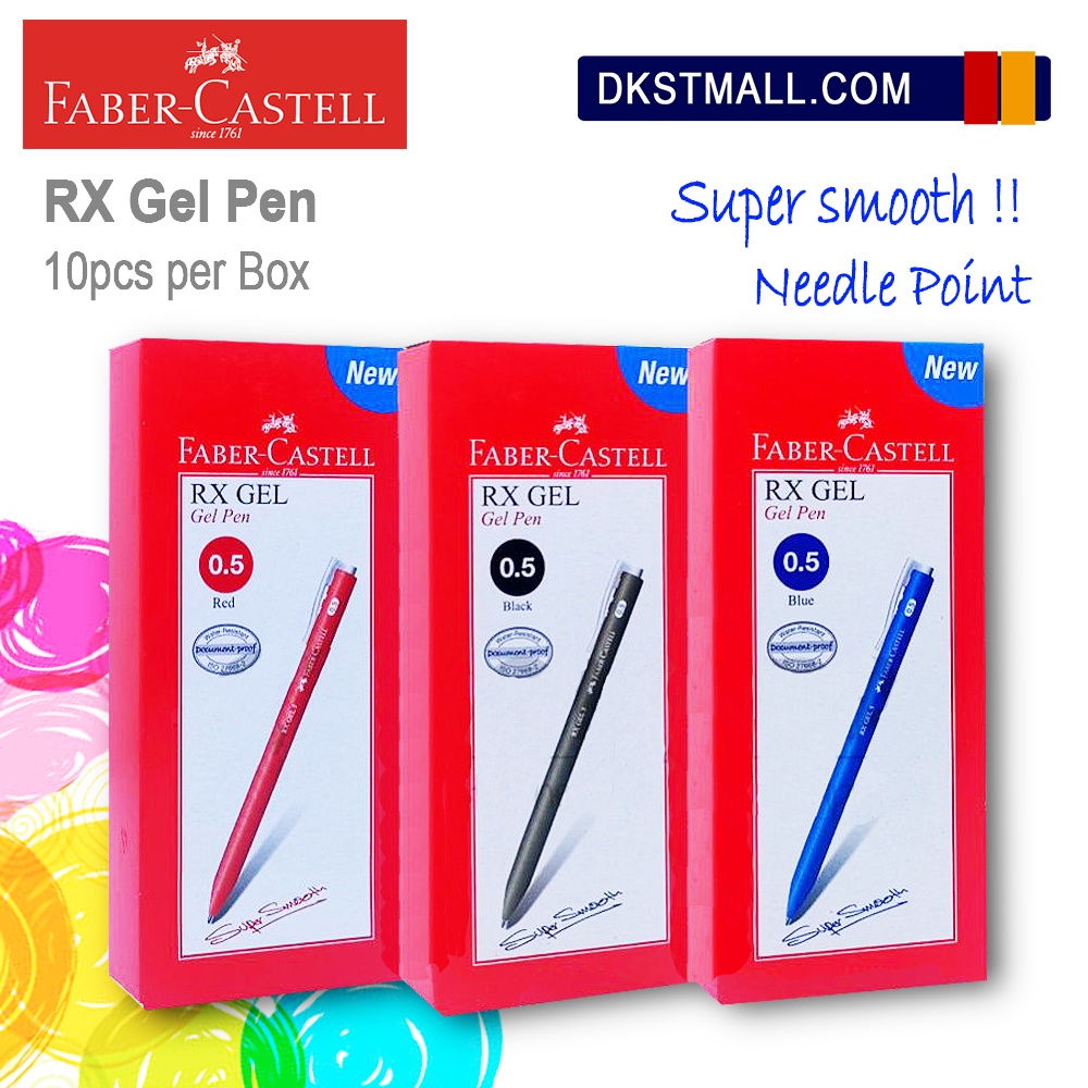 Faber-Castell RX Gel Pen I 10Pcs / Box | Shopee Malaysia