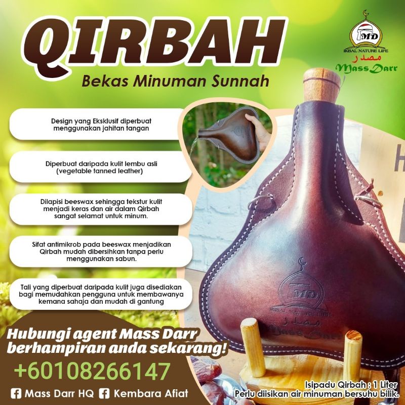 Qirbah Exclusive by Mass Darr (bekas minuman kulit) | Shopee Malaysia