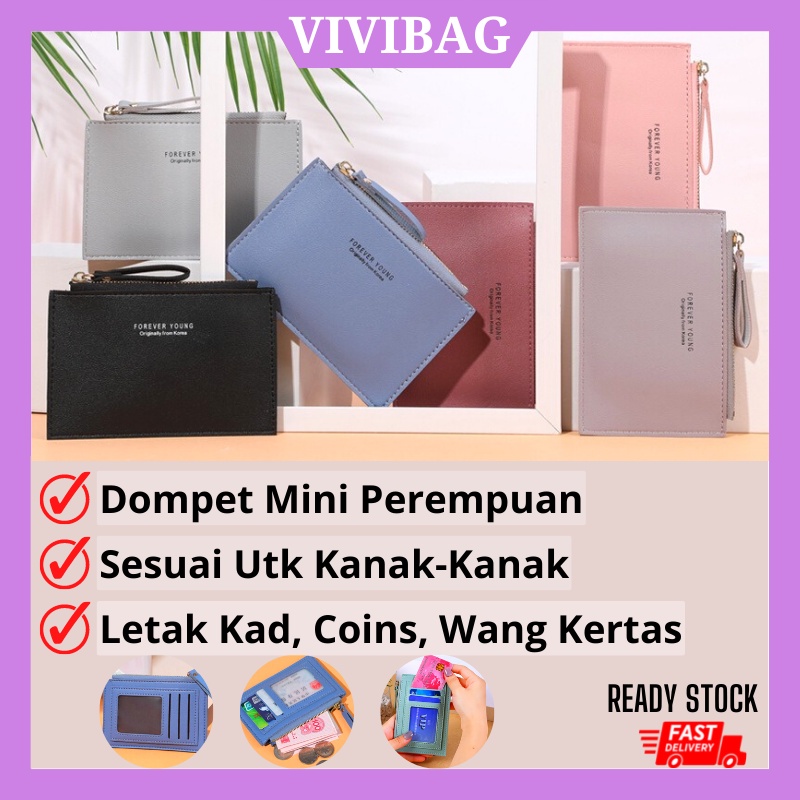 Dompet Mini Perempuan Purse Mini Wallet Woman Small Zip Purse Woman ...