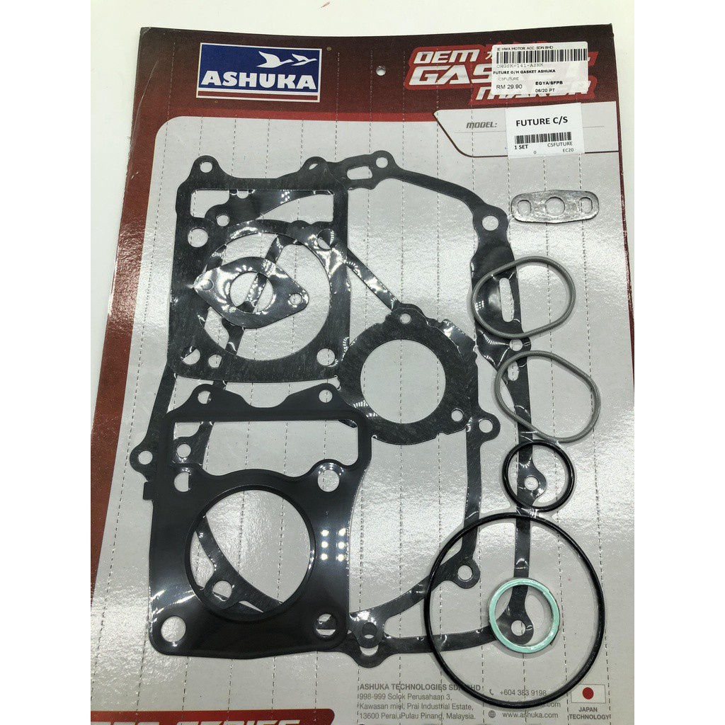 HONDA FUTURE 125 FUTURE OVERHAUL GASKET ASHUKA ENGINE GASKET COMPLETE ...