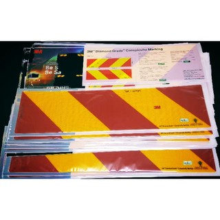 3M ORIGINAL LORRY REFLECTIVE STICKER w/SIRIM APPROVED | Shopee Malaysia