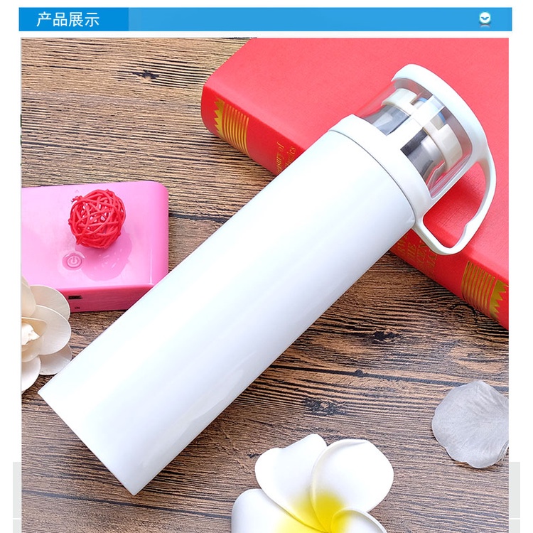 (7)DIY sublimation bottle flask NEW model heat transparent cover ...