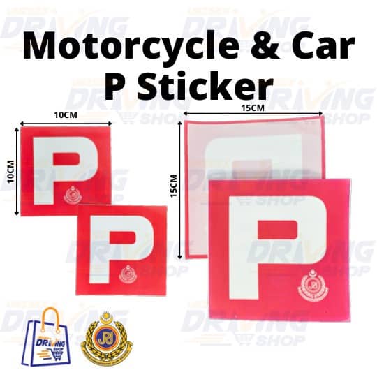 Hot Selling🔥 Motosikal Motorcycle Motor Motorbike L Lesen Sticker P ...