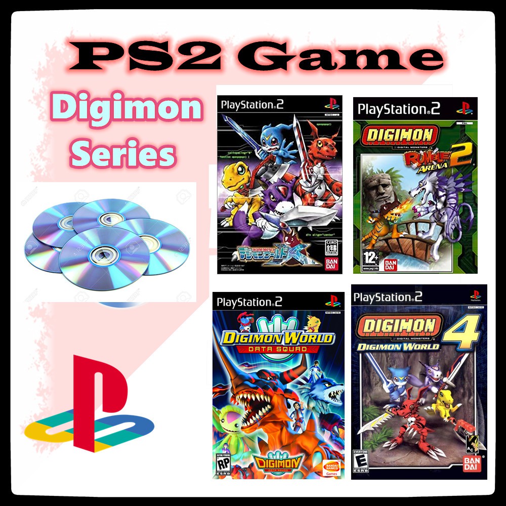💥 Ps2 Game Digimon Series / Digimon World X / Rumble Arena 2 / Data ...