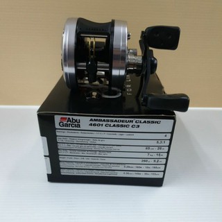 ABU GARCIA AMBASSADEUR CLASSIC 4601 CLASSIC C3 DRUM ROUND BAITCAST REEL | Shopee Malaysia