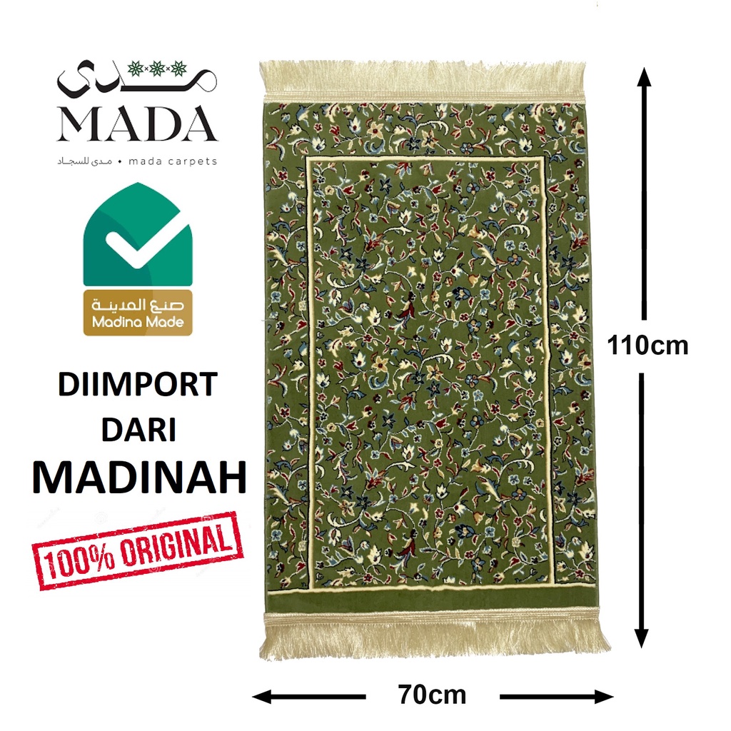 Sejadah Raudhah Raudah Rawda Original Design Sejadah Gebu Tebal Made in ...