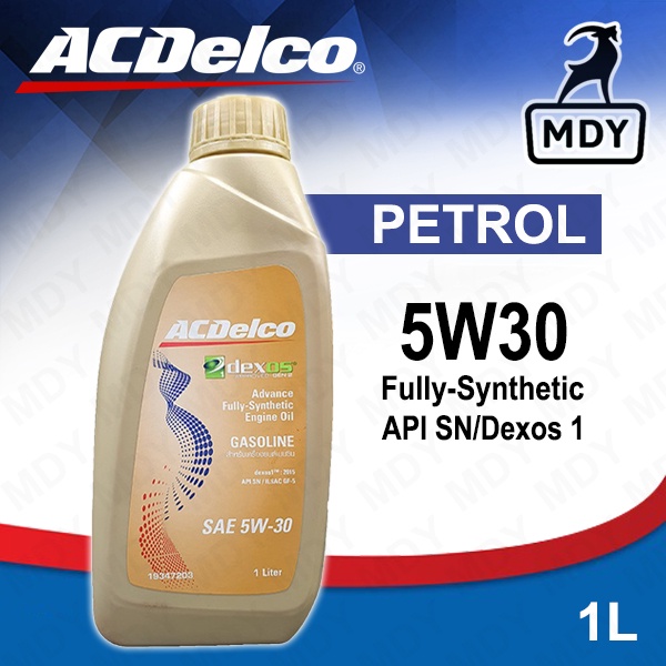 AC Delco 5w30 Fully Synthetic Engine Oil Dexos 1 API SN 1L | Shopee ...