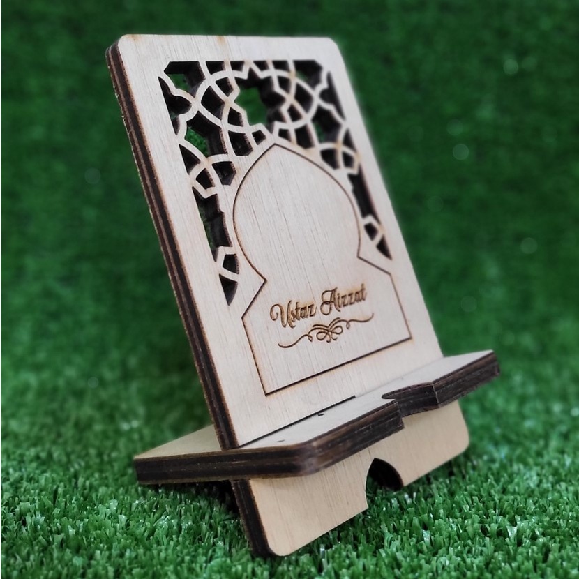 Handphone Stand Percuma Engrave Nama | Phone Stand | Shopee Malaysia