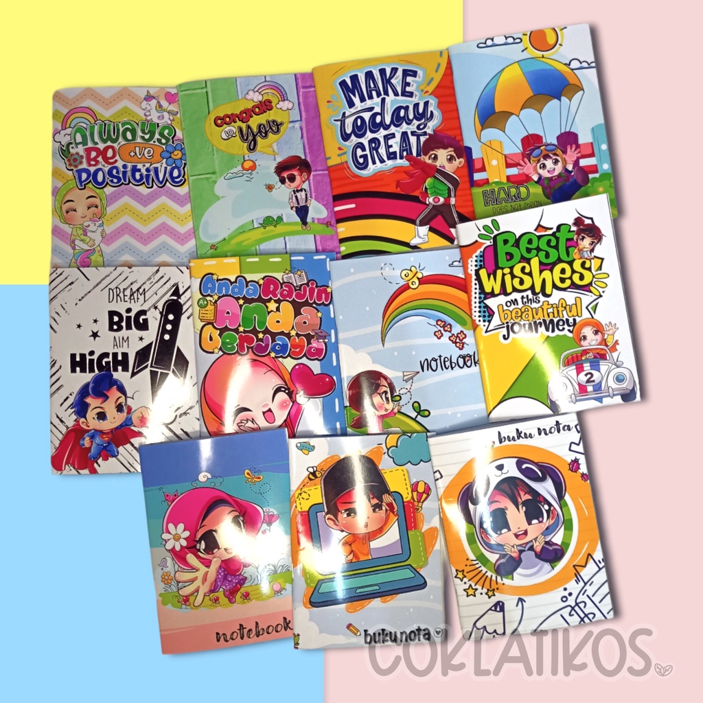 CUSTOM MINI NOTEBOOK BUKU 555 POCKET NOTEBOOK READY STOCK | Shopee Malaysia