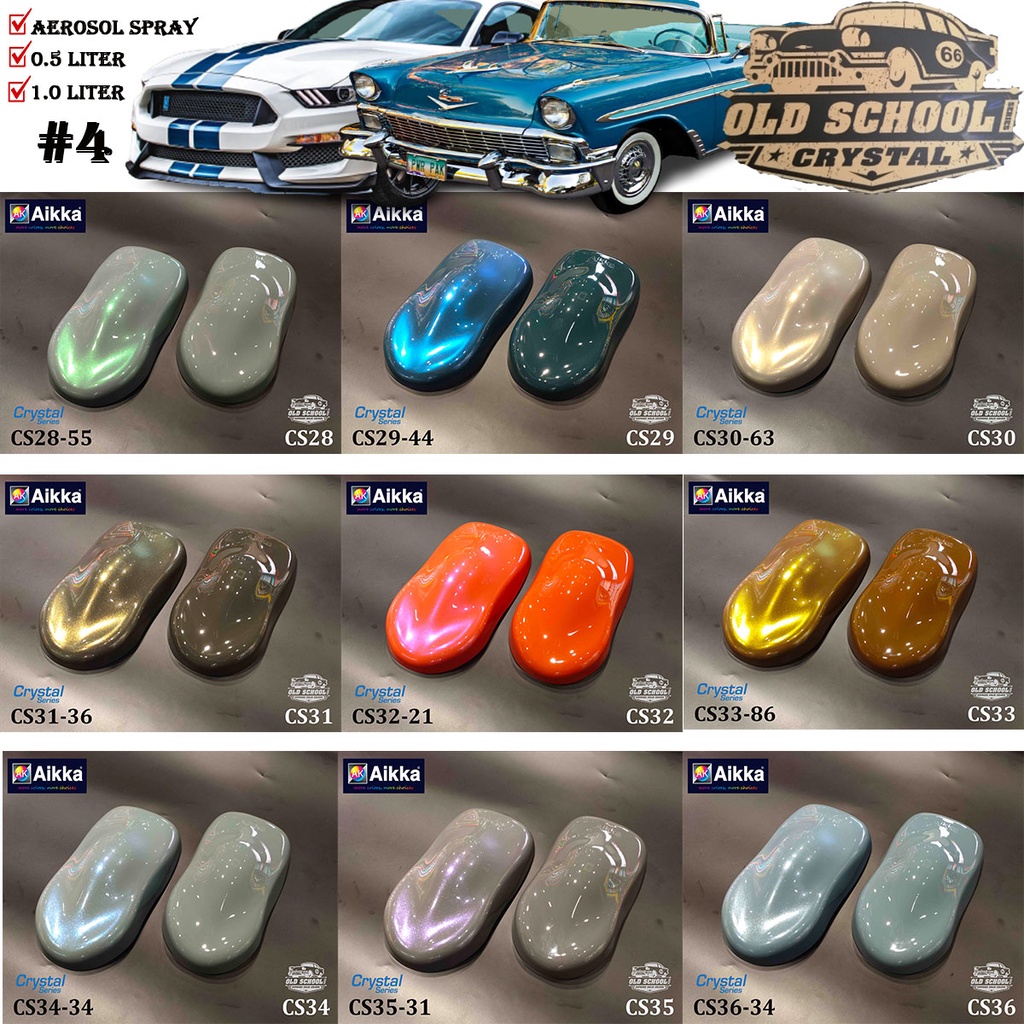 AIKKA Old School CRYSTAL Series/ Car Paint / Motor Car Body Paint ...