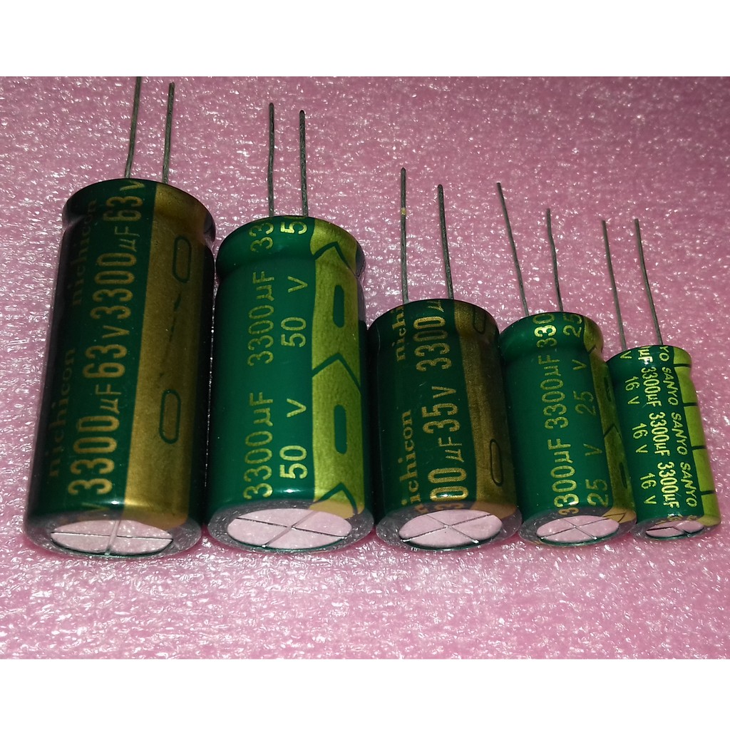3300UF 6.3V / 10V / 25V / 35V / 50V / 63V CAPACITOR high frequency low ...