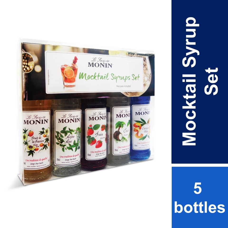 Monin Cocktail Miniature Syrup Set 50ml x 5s | Shopee Malaysia