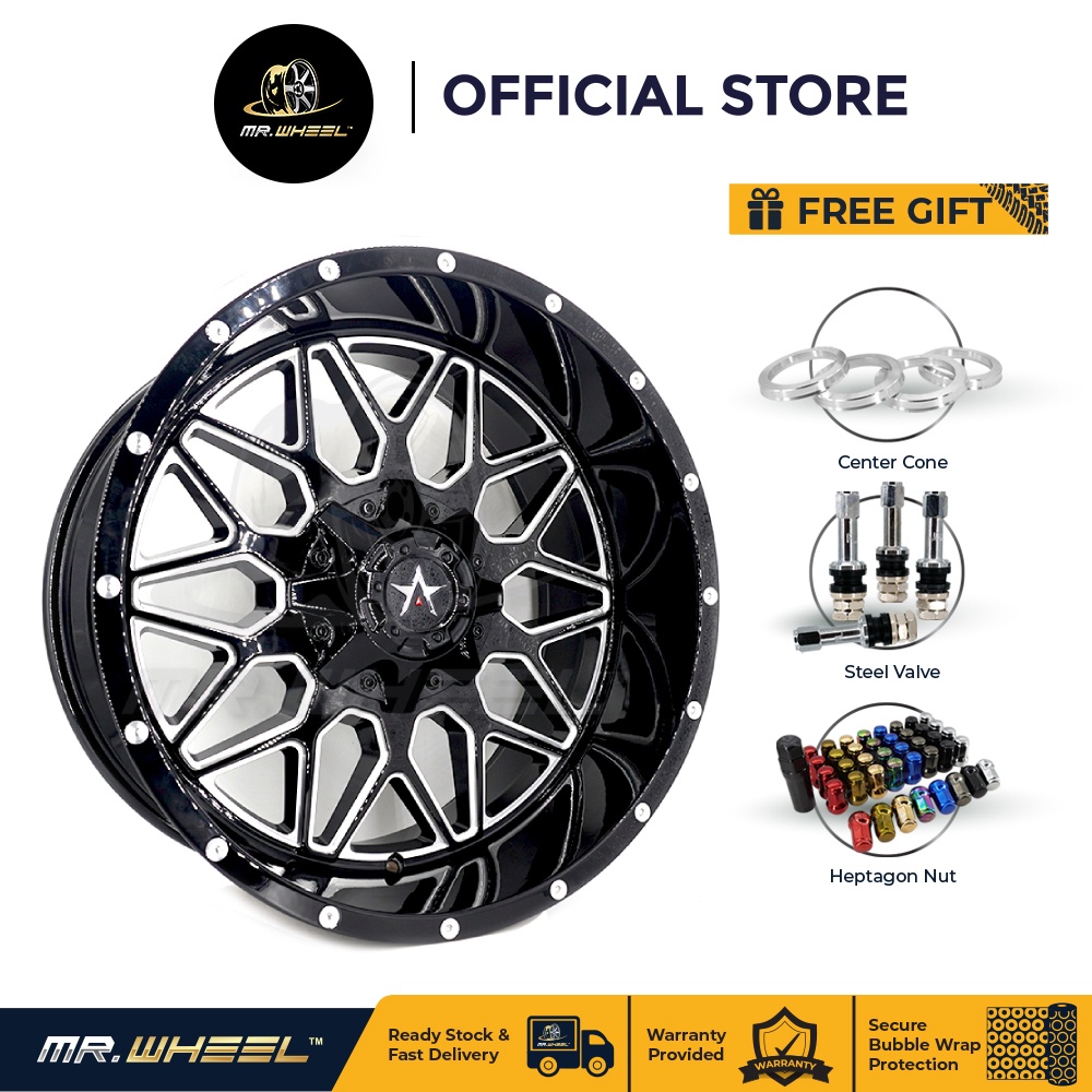 New Sport Rim OASIS OW027 20x10 6x139.7 ET-24 20 inch Mr Wheel M0027 ...