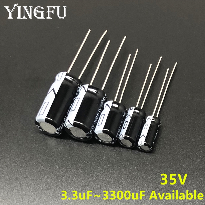 35V 3.3uF~3300uF 10uF 22uF 33uF 47uF 100uF 150uF 220uF 330uF 470uF ...