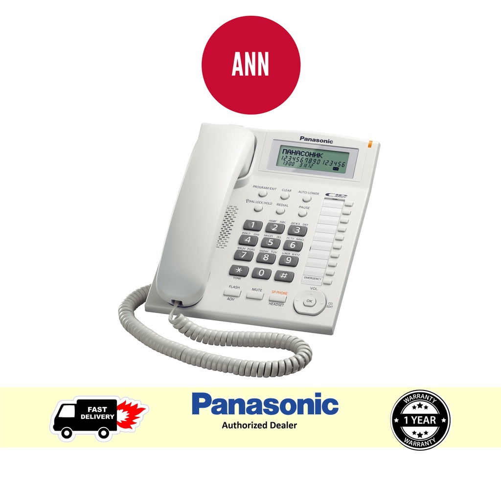 [Good Packing] Panasonic KX-TS880MLW Single Line Phone | Shopee Malaysia