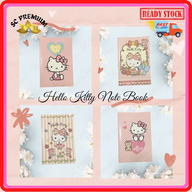 [Ready Stock] Sanrio Hello Kitty Notebook Cute Cartoon Notebook Cartoon ...