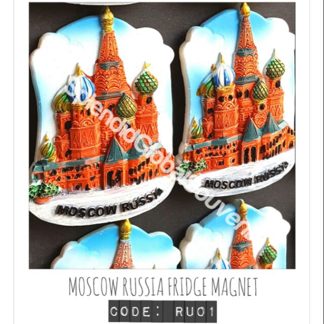 MOSCOW RUSSIA FRIDGE MAGNET | Shopee Malaysia