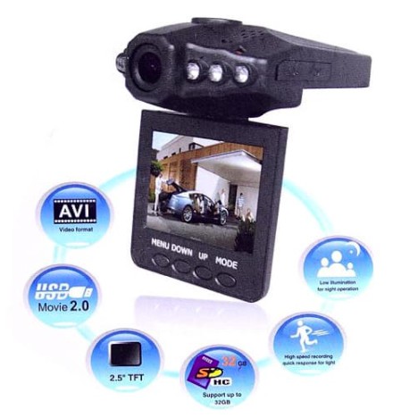 (Ready Stock) HD Portable DVR Dash Cam Car Camera with 2.5" TFT LCD ...