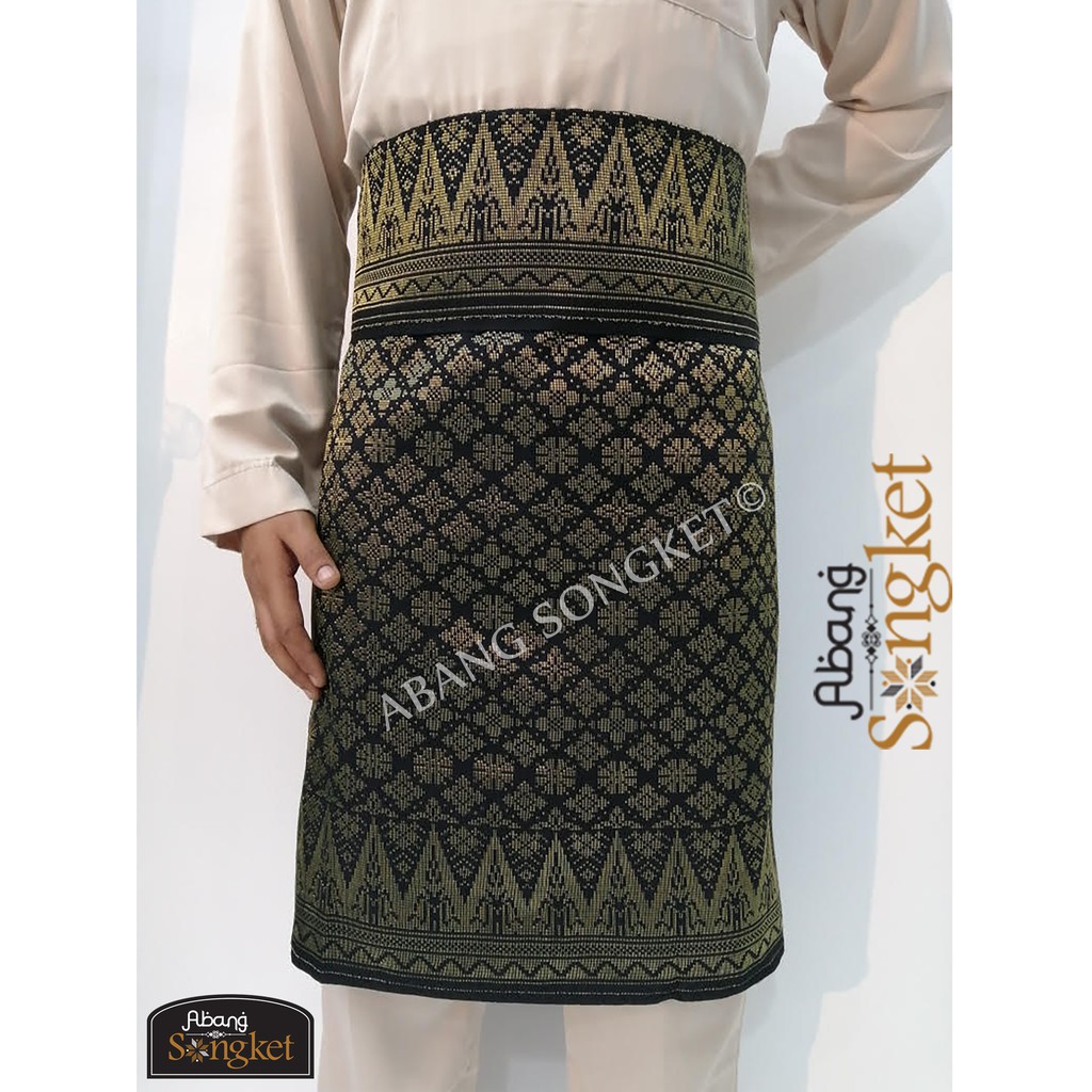 SAMPIN SONGKET MURAH, KAIN SAMPIN SONGKET, SAMPIN EXCLUSIVE HITAM ...