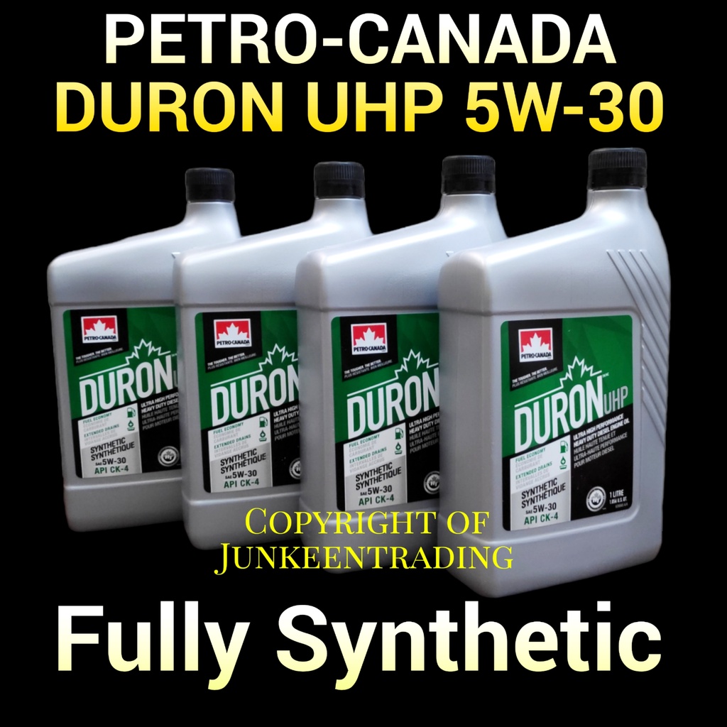 4L Petro-Canada Duron UHP 5W-30 5W30 Fully Synthetic Heavy Duty Engine ...