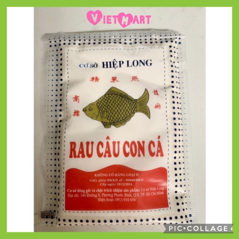 Bot rau cau gion Con Ca Hiep Long - Crunchy Jelly Powder 25G | Shopee ...