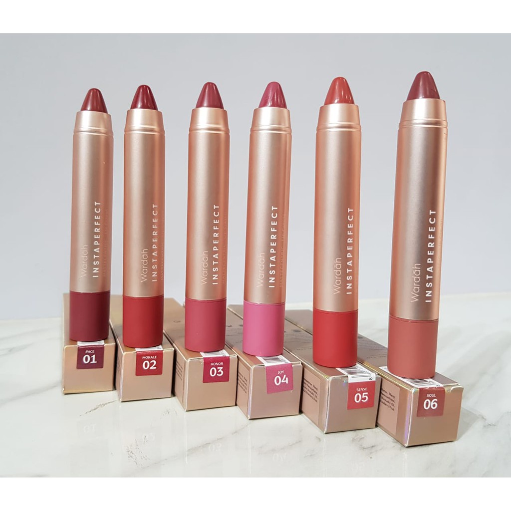 Wardah Intsaperfect mattecentric Lip Crayon | Shopee Malaysia