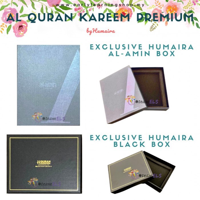 ADD ON: Humaira Gift Box Exclusive For Quran size A5 (Black Box, Al ...