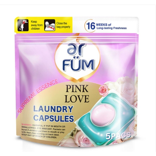 (Local Seller Ready Stock) Walch Ar Fum Laundry Detergent Capsule Gel ...