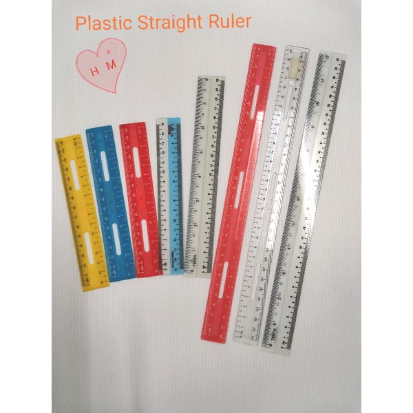 OPP Plastic Straight Ruler 15cm/20cm/30cm | Shopee Malaysia