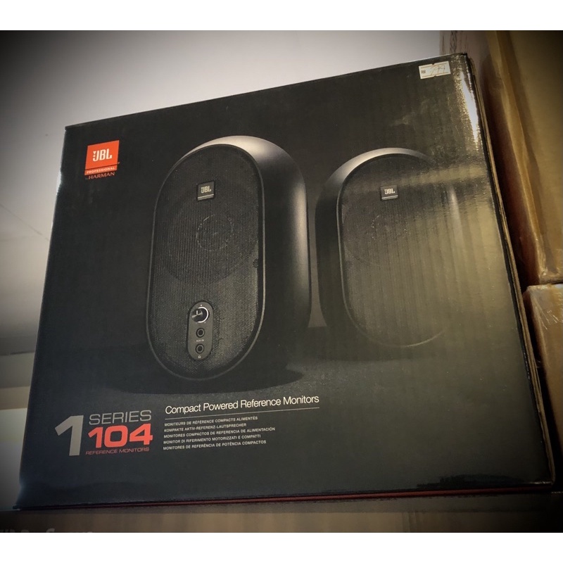 JBL Professional 104 4.5" 1 Series Compact Powered Desktop Reference ...