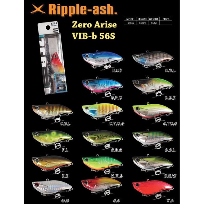 RIPPLE-ASH FISHING LURE ZERO ARISE VIB-B 56S BAIT LURE | Shopee Malaysia