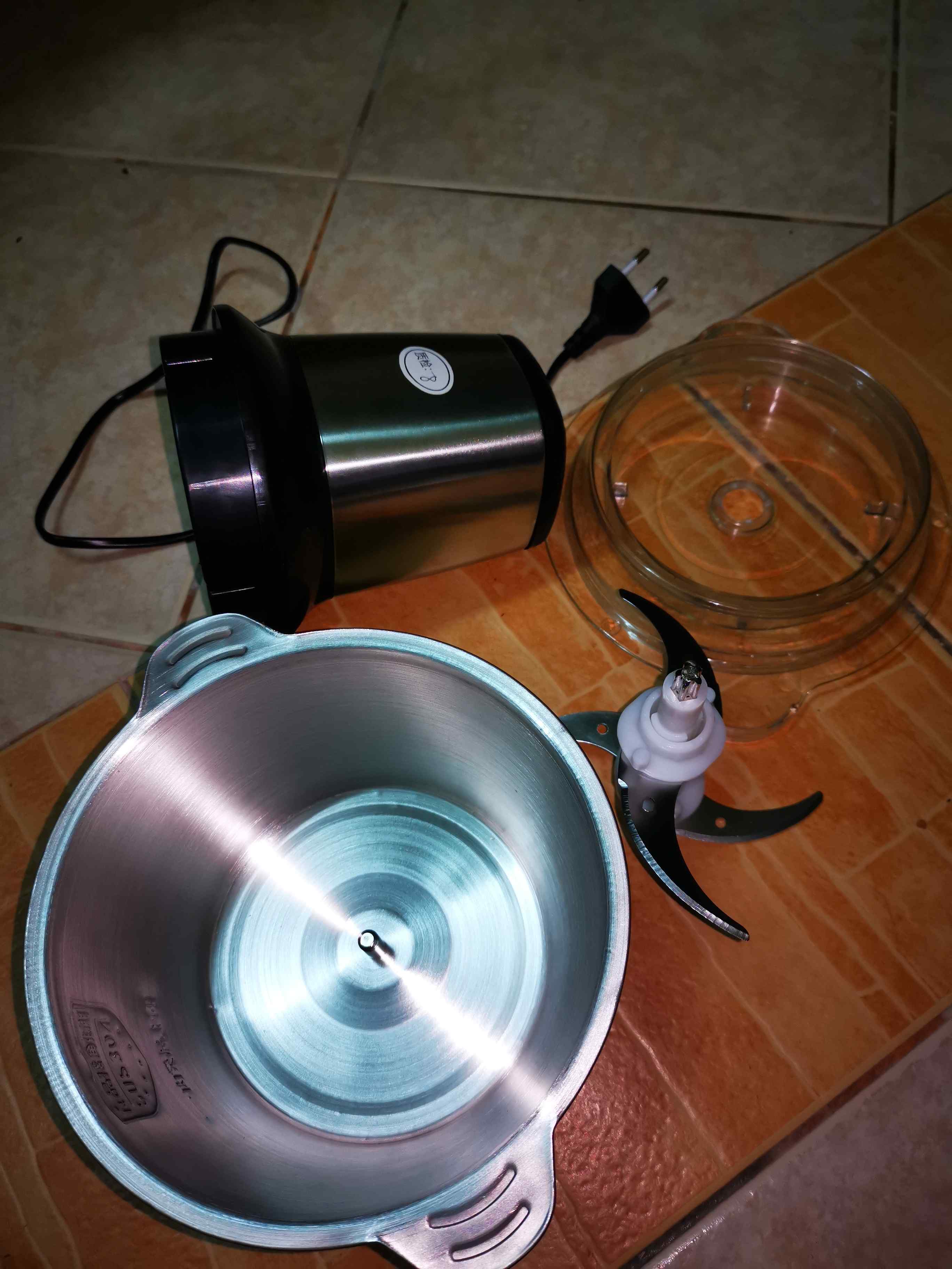 Pengisar Daging Sayur Besi Tahan Karat | Stainless Steel Electric Meat ...