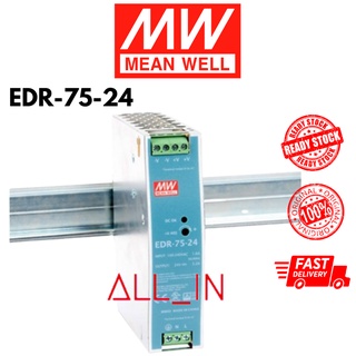 Mean Well EDR-75-24 24V 75W 3.2A / EDR-120-24 24V 120W 5A MeanWell Power Supply ~ Original 👍 ...