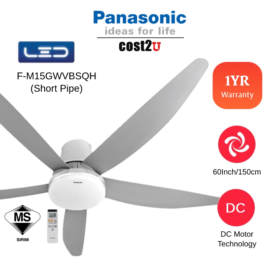 Panasonic Ceiling Fan With Led Light Singapore | Shelly Lighting