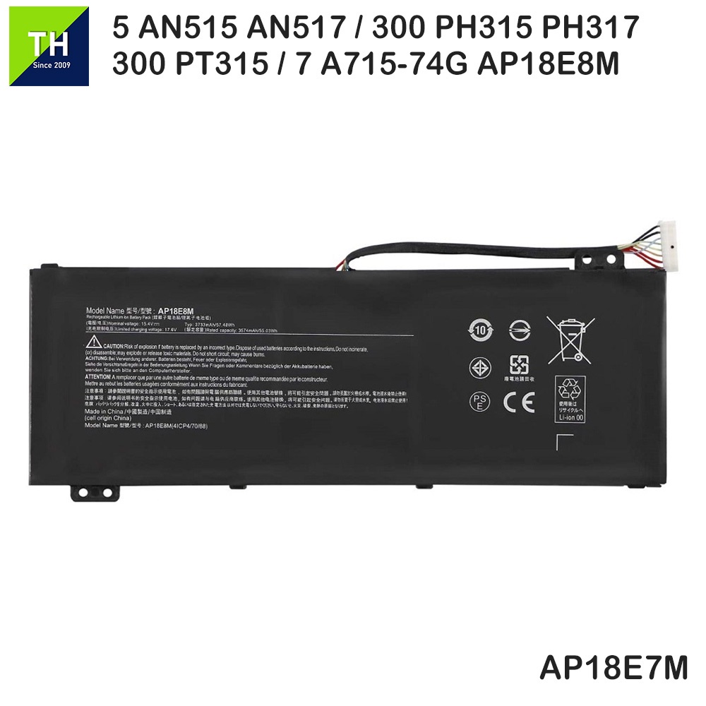 Acer Predator Helios 300 PH315-52 PH315-53 PH317-53 AP18E8M AP18E7M ...