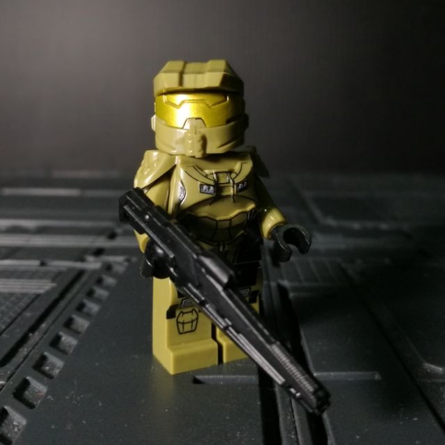 Halo Master Chief Custom Lego Compatible Minifigure (with Rifle ...