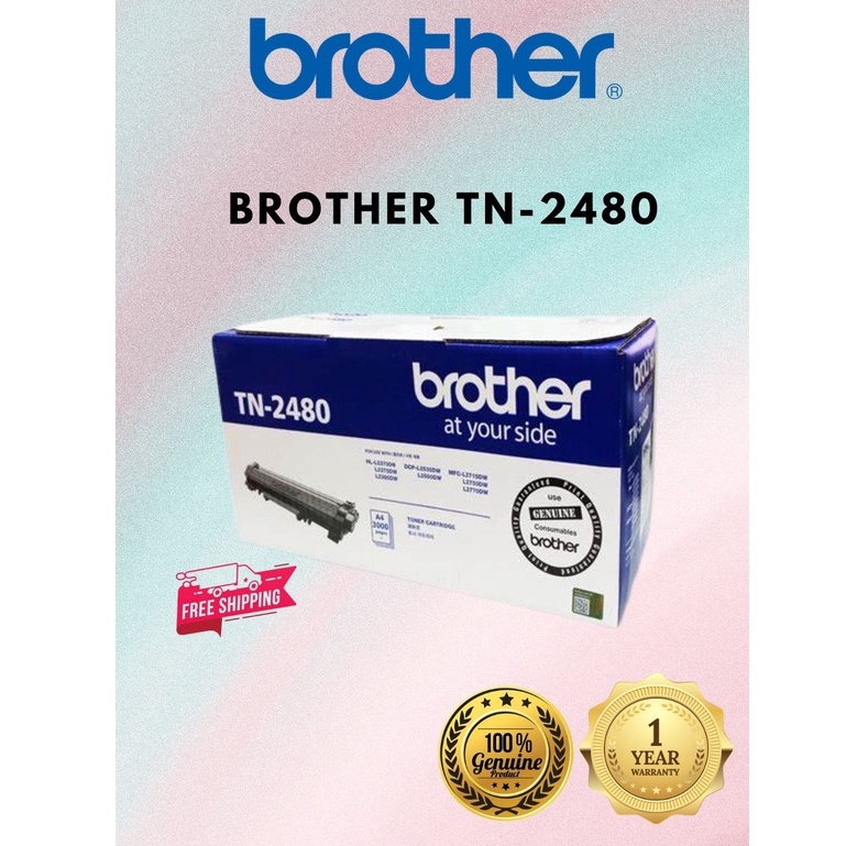 BROTHER TN-2480 ORIGINAL BLACK TONER CARTRIDGE | Shopee Malaysia