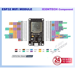 ESP32 WIFI Bluetooth Module IOT NODE-MCU32 ESP32S Node MCU (READY STOCK) Node-MCU32S | Shopee ...