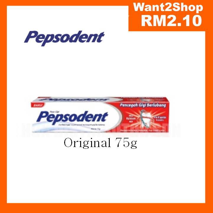 Pepsodent Toothpaste / Ubat Gigi Original 75g | BeeCost
