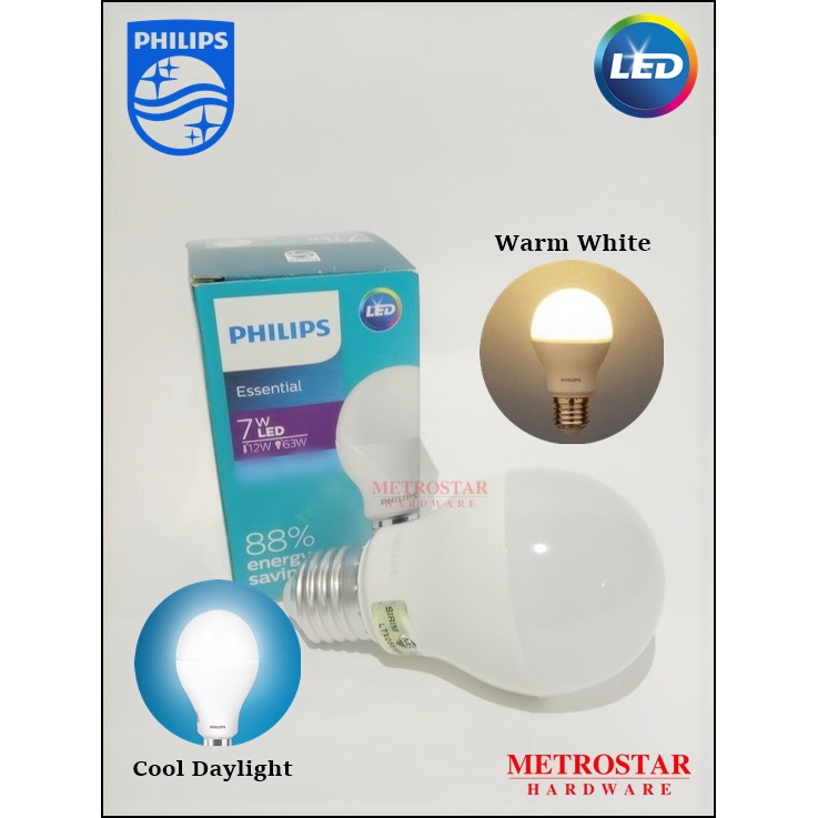 Philips Essential 9W Led E27 Bulb | Shopee Malaysia