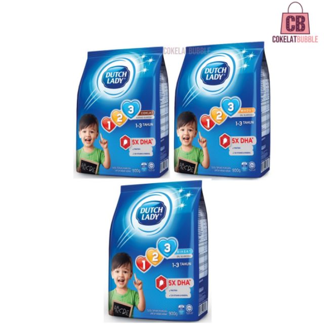 Dutch Lady 123 Biasa / Madu / Coklat 900g | Shopee Malaysia