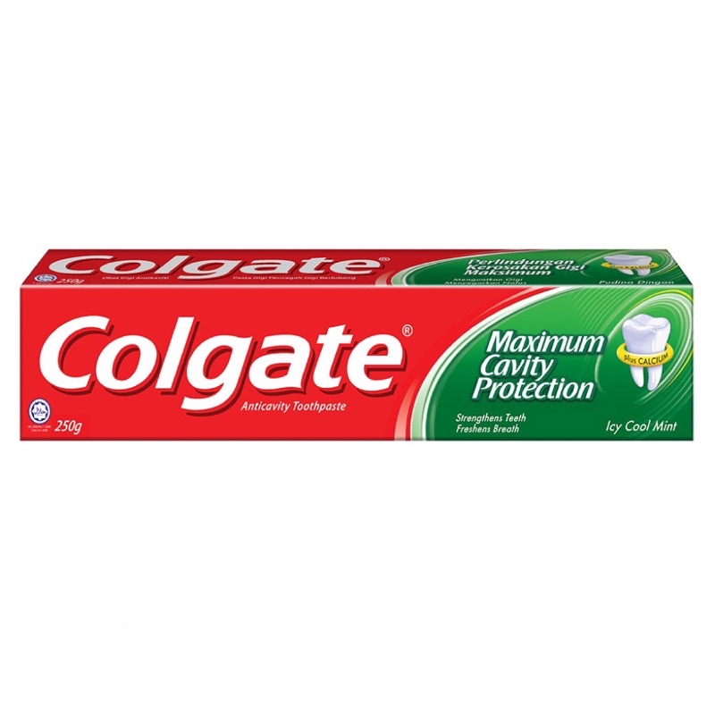 Colgate Maximum Cavity Protection Toothpaste 250g (Exp 06/22) | Shopee ...